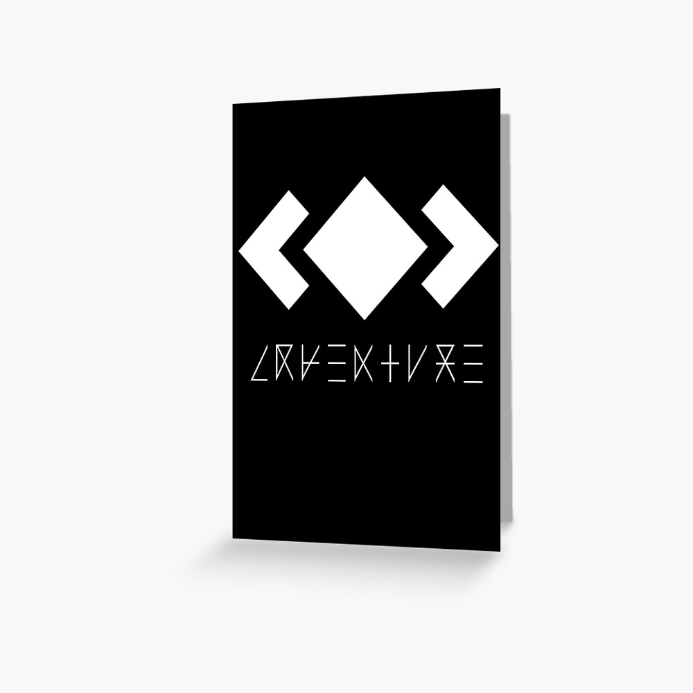 "MADEON ADVENTURE LOGO WHITE" Greeting Card by ArthurThebo | Redbubble