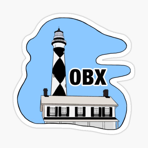 "Cape Lookout Lighthouse" Sticker for Sale by avacpalmer | Redbubble
