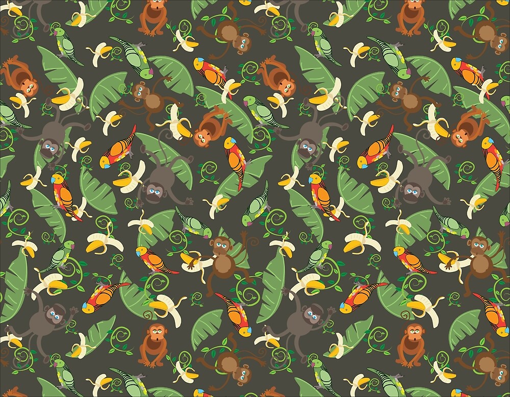 "Jungle pattern" by ShannaMelissa | Redbubble