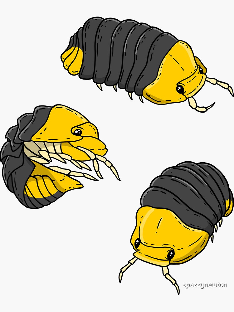 "Isopod Rubber Ducky " Sticker by spazzynewton | Redbubble