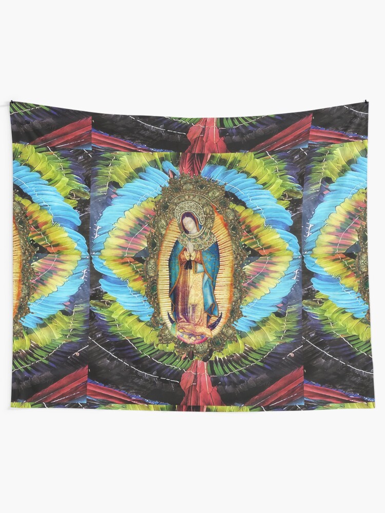 "Our Lady of Guadalupe Mexican Virgin Mary Mexico Aztec Tilma 20-103 ...