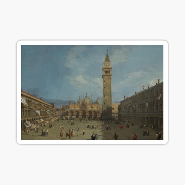 "Piazza San Marco" Sticker by Tizeru | Redbubble