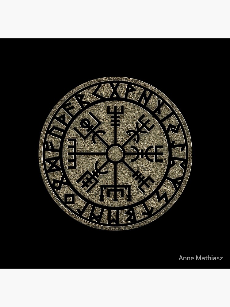 "Vegvisir, viking compass, Norse, symbol, protection, nordic, vikings ...