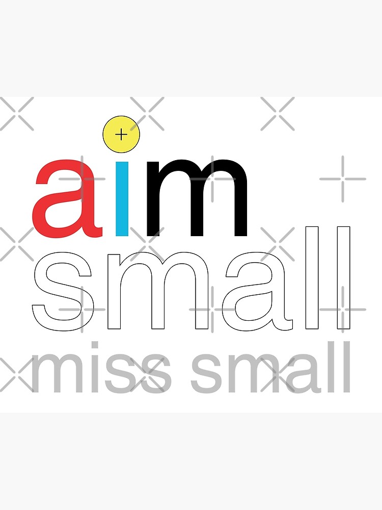 "Archery Aim small miss small design" Poster for Sale by ...
