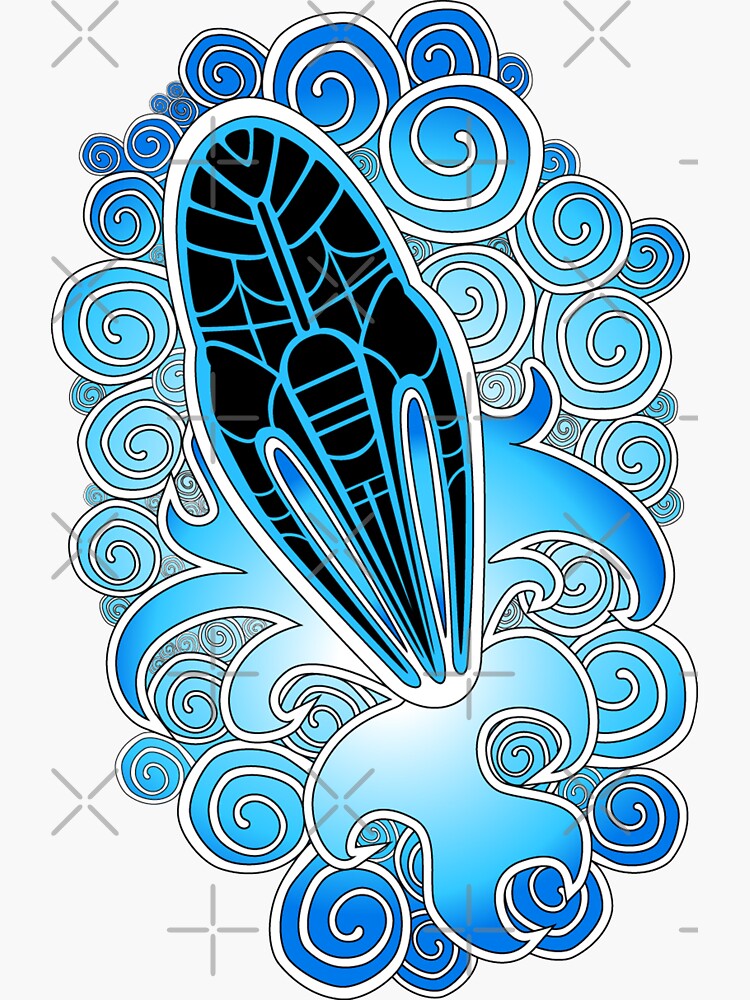 "Moya Starburst" Sticker for Sale by spritelady | Redbubble