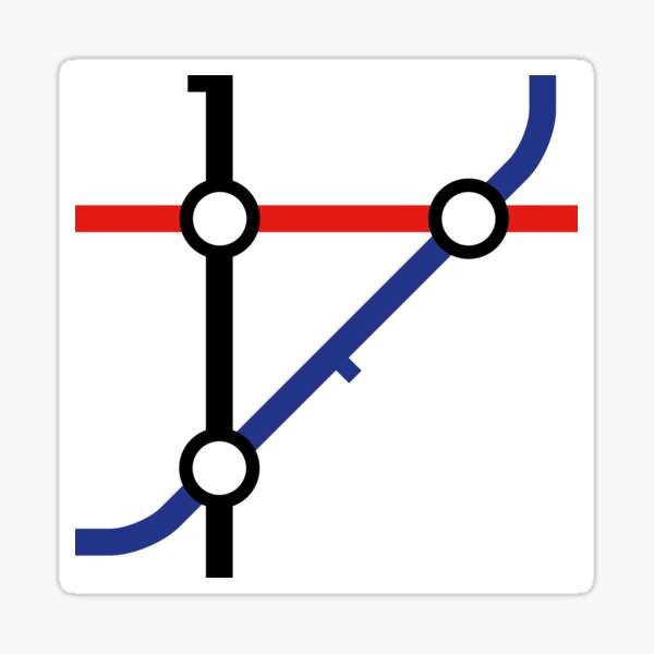 London Underground Stickers | Redbubble