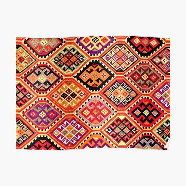 "greek carpet traditional texture" Poster by tony4urban | Redbubble