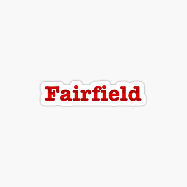 "Fairfield University " Sticker for Sale by ehald6 | Redbubble