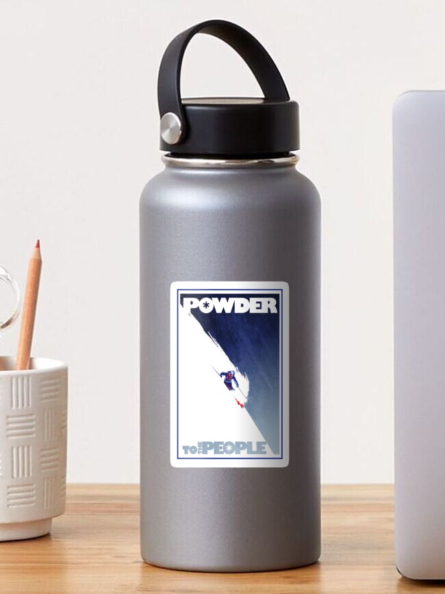 "Powder to the People" Sticker for Sale by SFDesignstudio | Redbubble