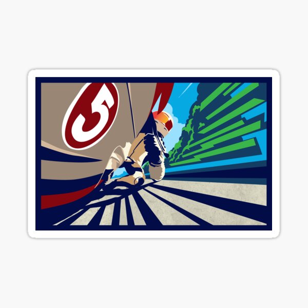 "Full Throttle" Sticker for Sale by SFDesignstudio | Redbubble