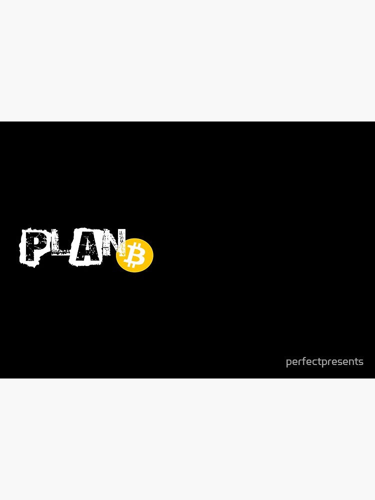 "Plan B Bitcoin Cryptocurrency Dezentrale Krypto" Maske von ...