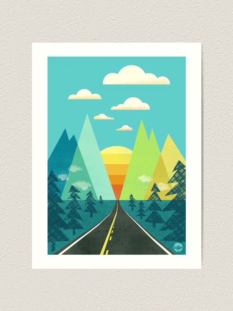 "the Long Road" Art Print for Sale by expomonster | Redbubble