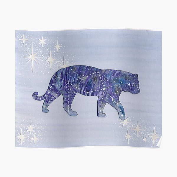 "Tiger Constellation" Poster by sadlyharmless | Redbubble