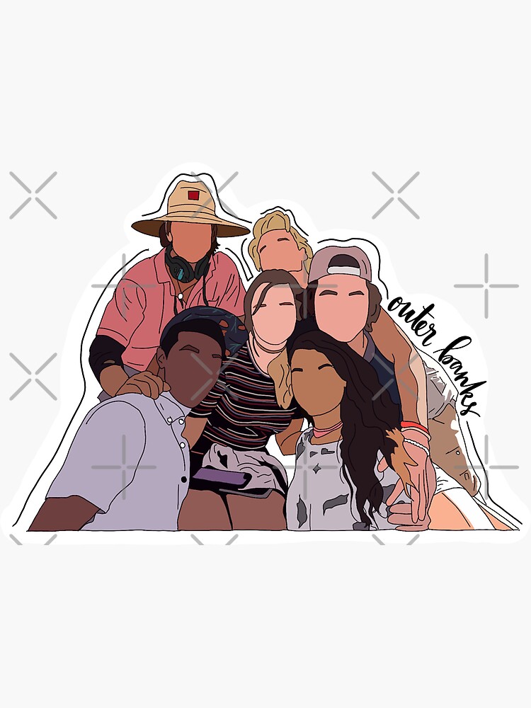 "outer banks sticker " Sticker by merrittwalsh | Redbubble