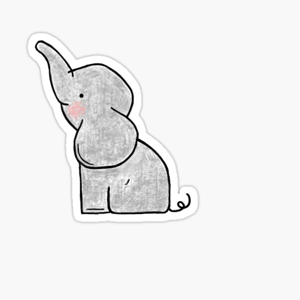 Elephant Stickers | Redbubble