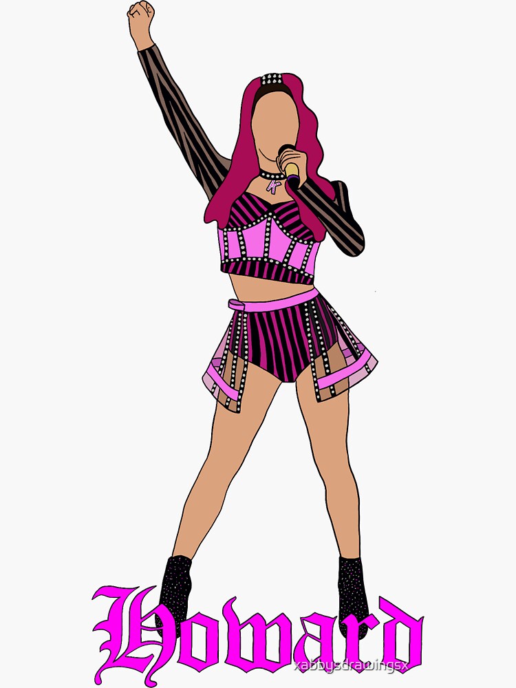 "Six the musical - Howard" Sticker for Sale by xabbysdrawingsx | Redbubble