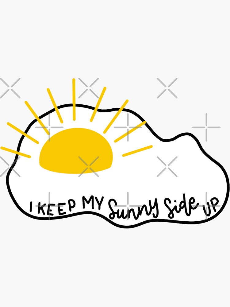"Sunny Side up" Sticker for Sale by oliviabaehl | Redbubble