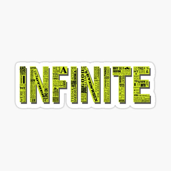 "Infinite" Sticker by michellevallese | Redbubble