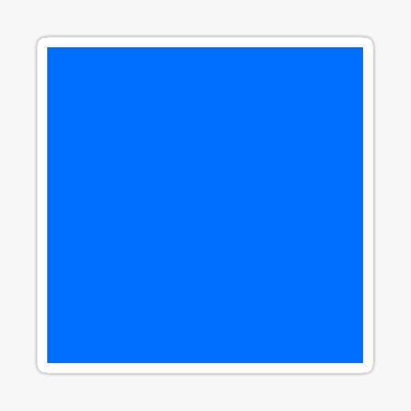 "Bright Fluorescent Neon Blue" Sticker for Sale by artboy213 | Redbubble
