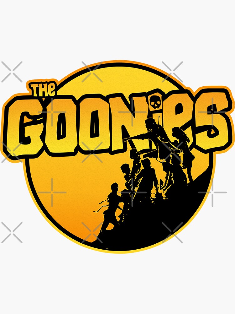 "The Goonies - ver 1" Sticker for Sale by roundrobin | Redbubble