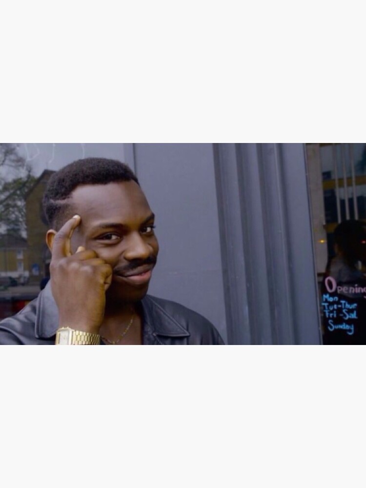 "Roll safe - Smart" Sticker by brainmess | Redbubble