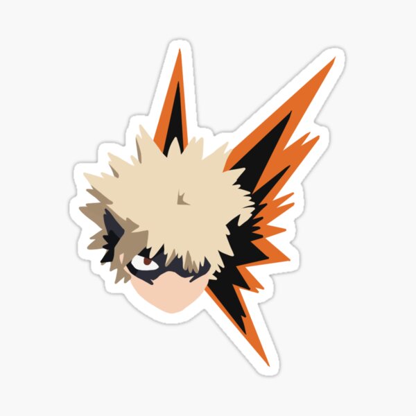"Katsuki Bakugo" Sticker von PrivilegedGinge | Redbubble