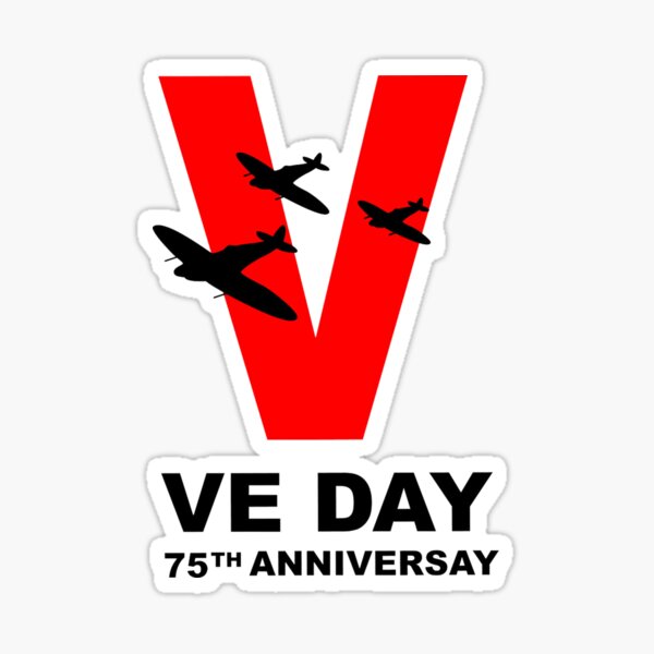 Ve Day Stickers | Redbubble