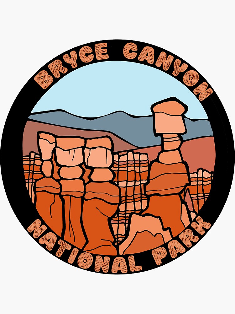 "Bryce Canyon National Park" Sticker for Sale by snhester | Redbubble