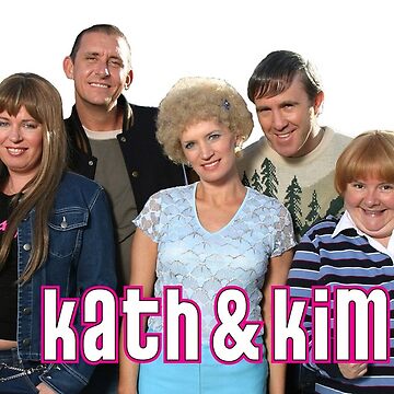 "Kath and Kim: Group Photo (Kath, Kim, Sharon, Kel & Brett)" Sticker for Sale by OnceStorybrooke ...