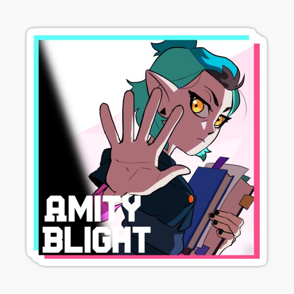 "The Owl House - Amity Blight" Sticker for Sale by Araudjo | Redbubble