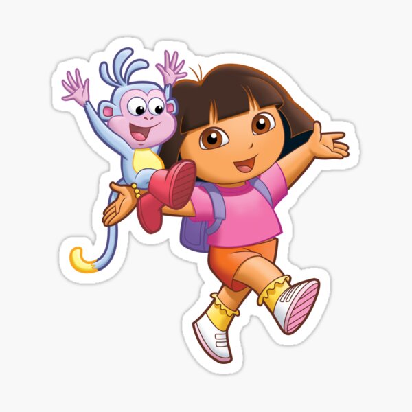 "The beautiful Dora" Sticker by alia777med | Redbubble