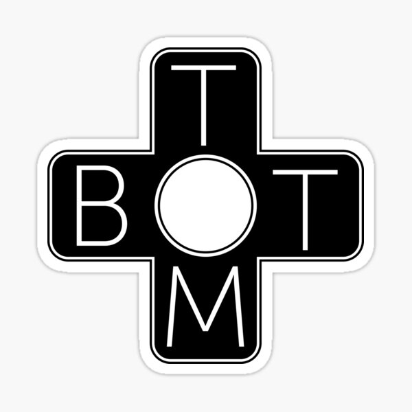 "Bottom" Sticker for Sale by ScottyWalters | Redbubble