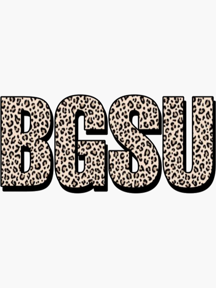 "bgsu" Sticker for Sale by spurgek | Redbubble