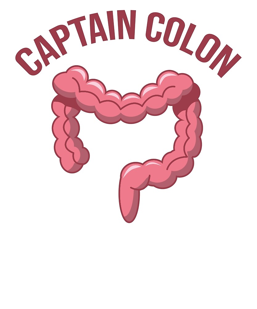 "Captain Colon Funny Diverticulitis Awareness Gift" by mudrockdesign ...