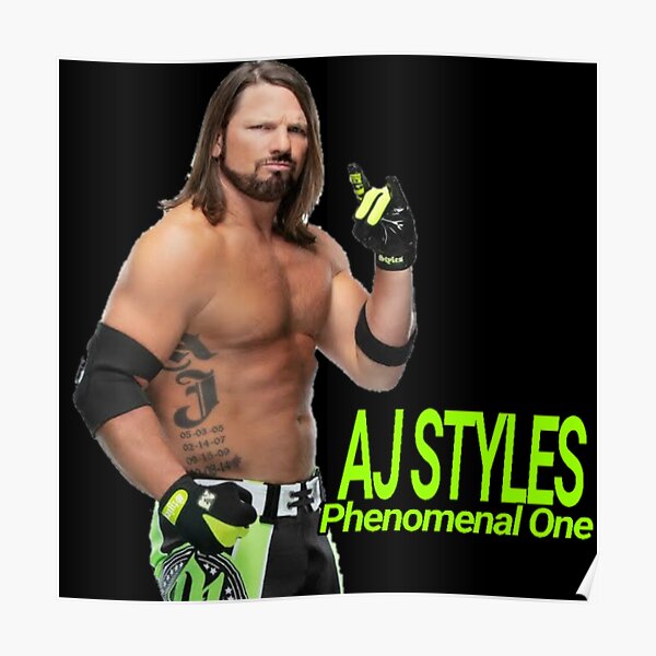 Aj Styles Posters | Redbubble