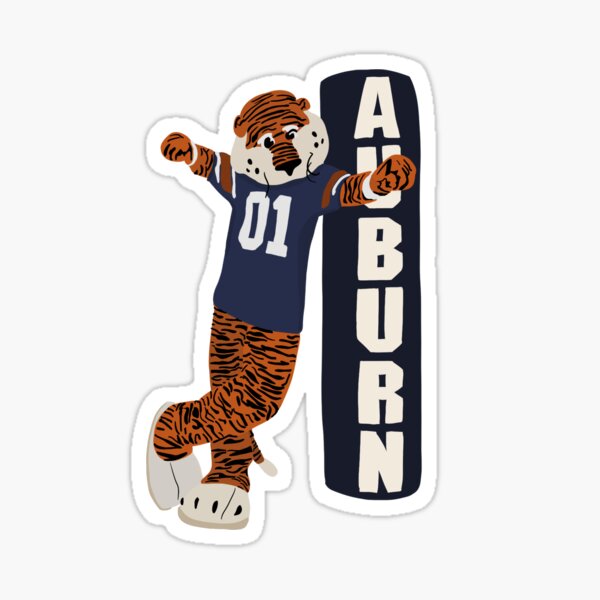 Aubie The Tiger Stickers | Redbubble