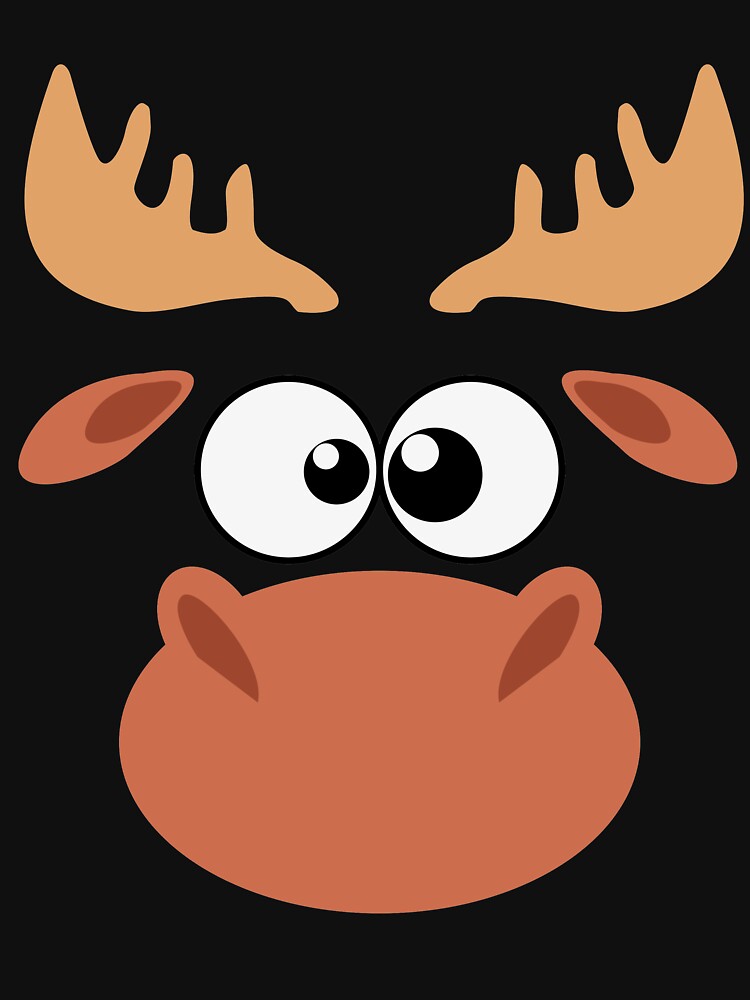 "Funny Moose Face Gift for kids" T-shirt for Sale by mudrockdesign ...