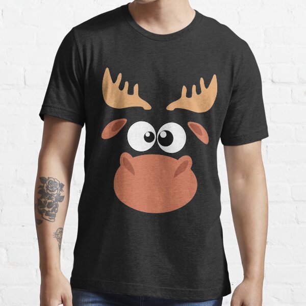 "Funny Moose Face Gift for kids" T-shirt for Sale by mudrockdesign ...