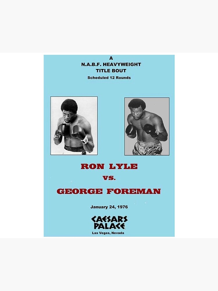 "Lyle v Foreman " Poster for Sale by SMB Designs | Redbubble