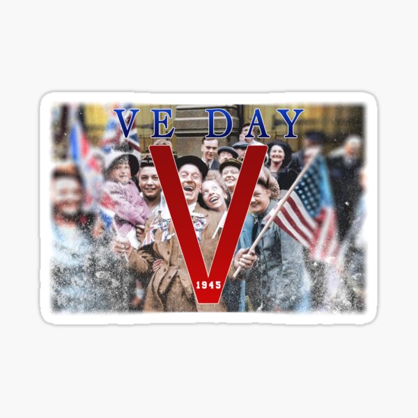 "VE Day" Sticker for Sale by Amineharoni | Redbubble