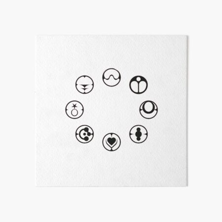 "Chromatica Lady Gaga Black and White Tribes" Art Board Print by ...