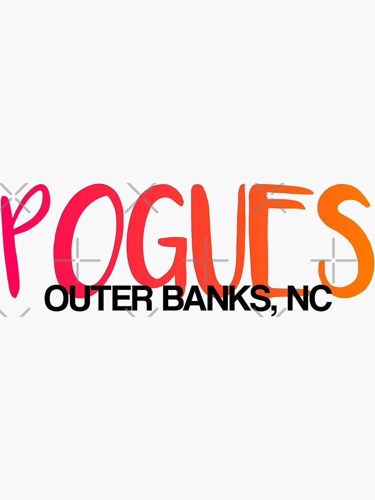 "POGUES OBX" Sticker for Sale by jordansiegel | Redbubble