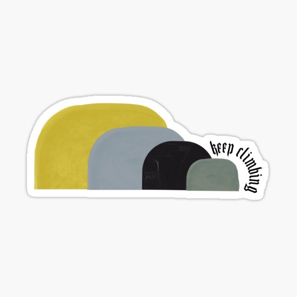 "Keep Climbing" Sticker by simplygabb | Redbubble