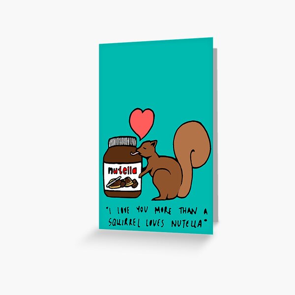 Nutella Greeting Cards | Redbubble