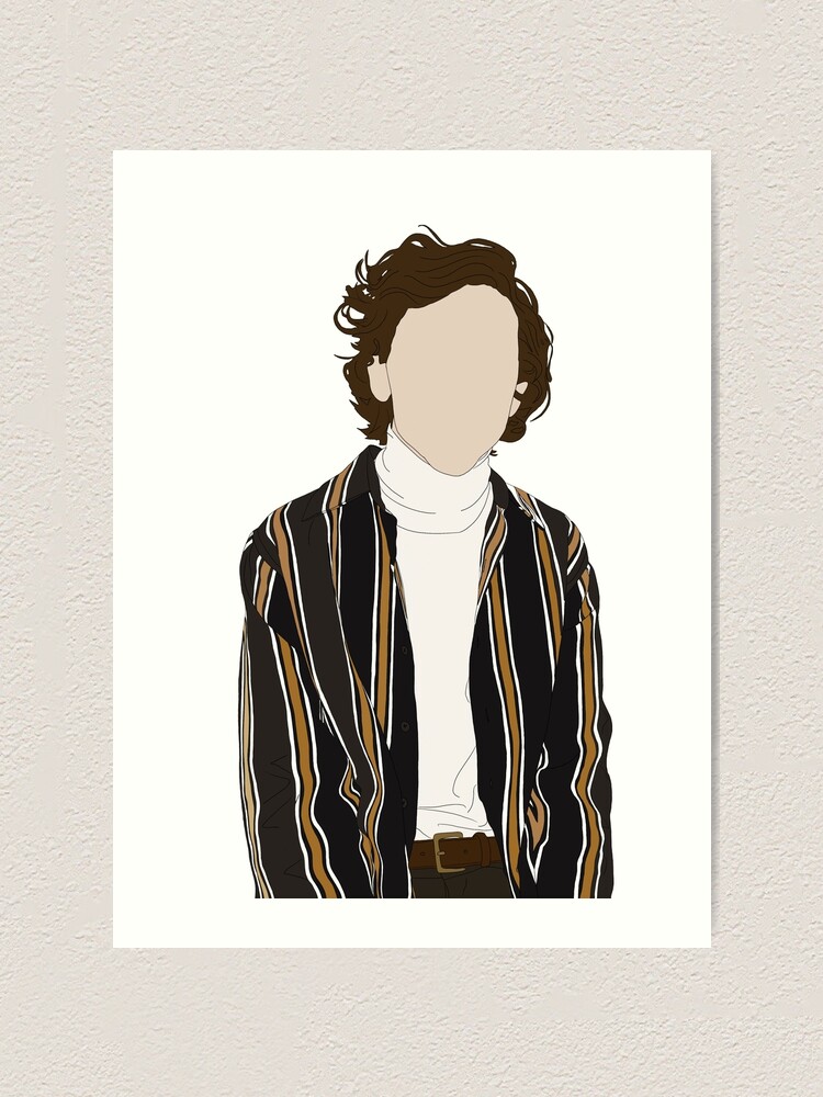 "Timothee Chalamet Cartoon" Art Print for Sale by cfk0008 | Redbubble