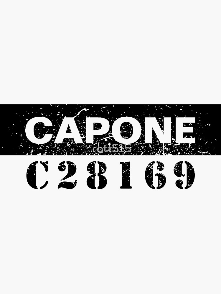 "Capone C28169" Sticker for Sale by rott515 | Redbubble