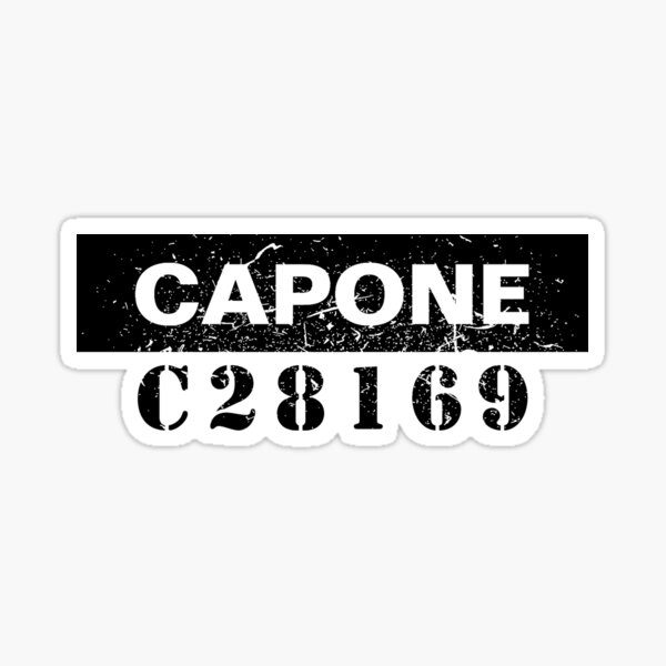 "Capone C28169" Sticker for Sale by rott515 | Redbubble