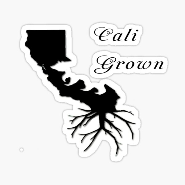 California Grown Stickers | Redbubble