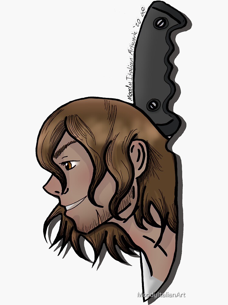 "BTD/Boyfriend To Death - Strade" Sticker for Sale by MoodyItalianArt ...