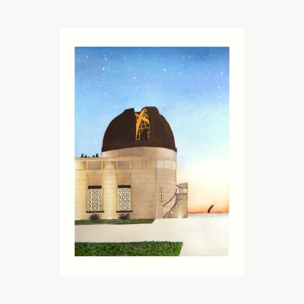 "Griffith observatory" Art Print by nlbordy | Redbubble